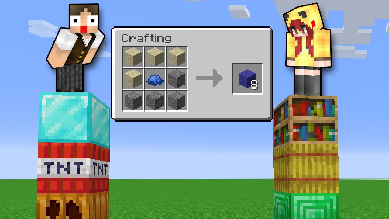 Minecraft: QUEM PISAR NO BLOCO CERTO PRIMEIRO GANHA! (Block Shuffle ...