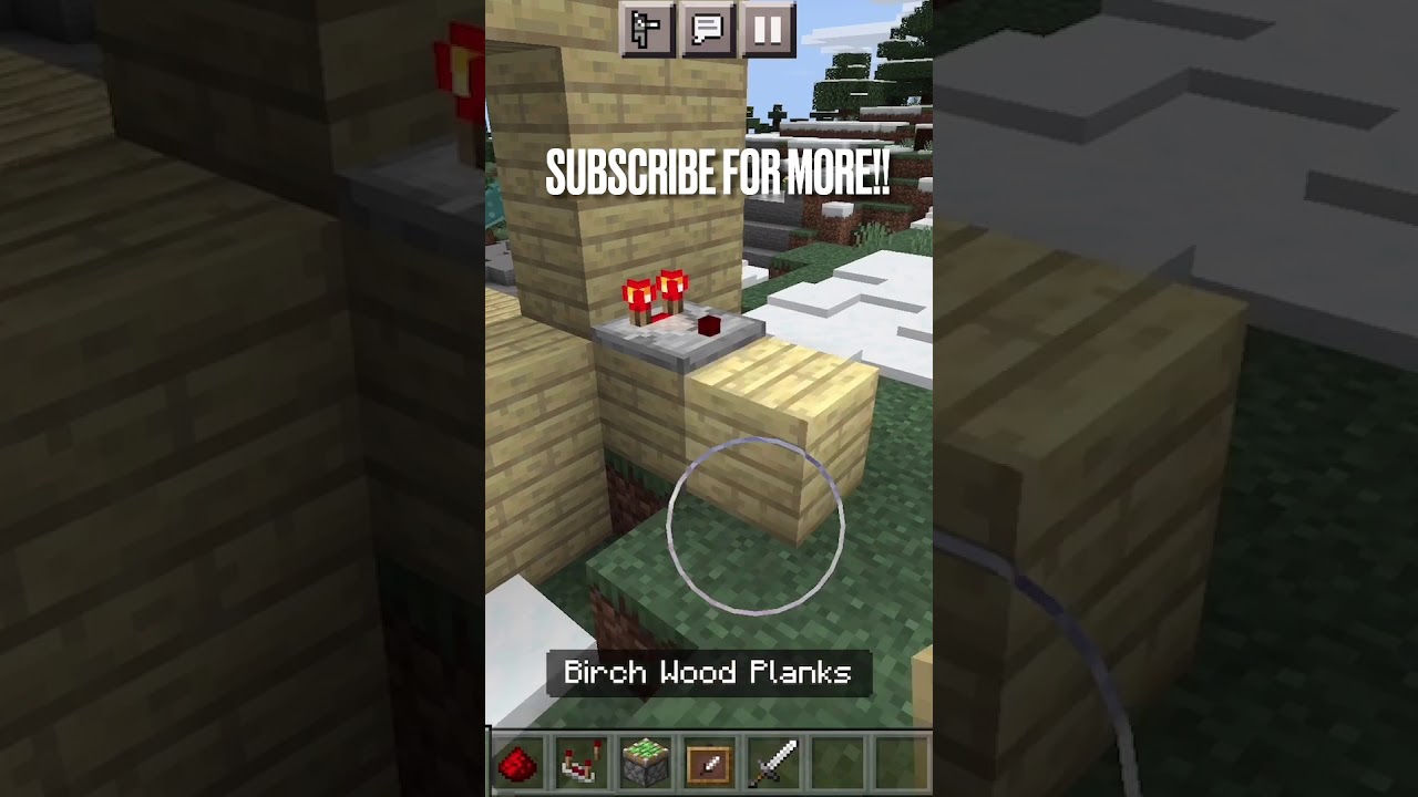 Minecraft secret item frame door #shorts - Minecraft videos