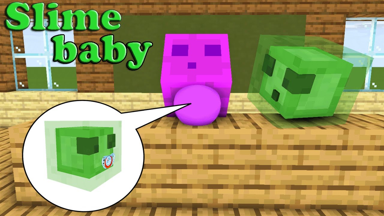 Monster School : Slime Got New Baby - minecraft animation - Minecraft ...