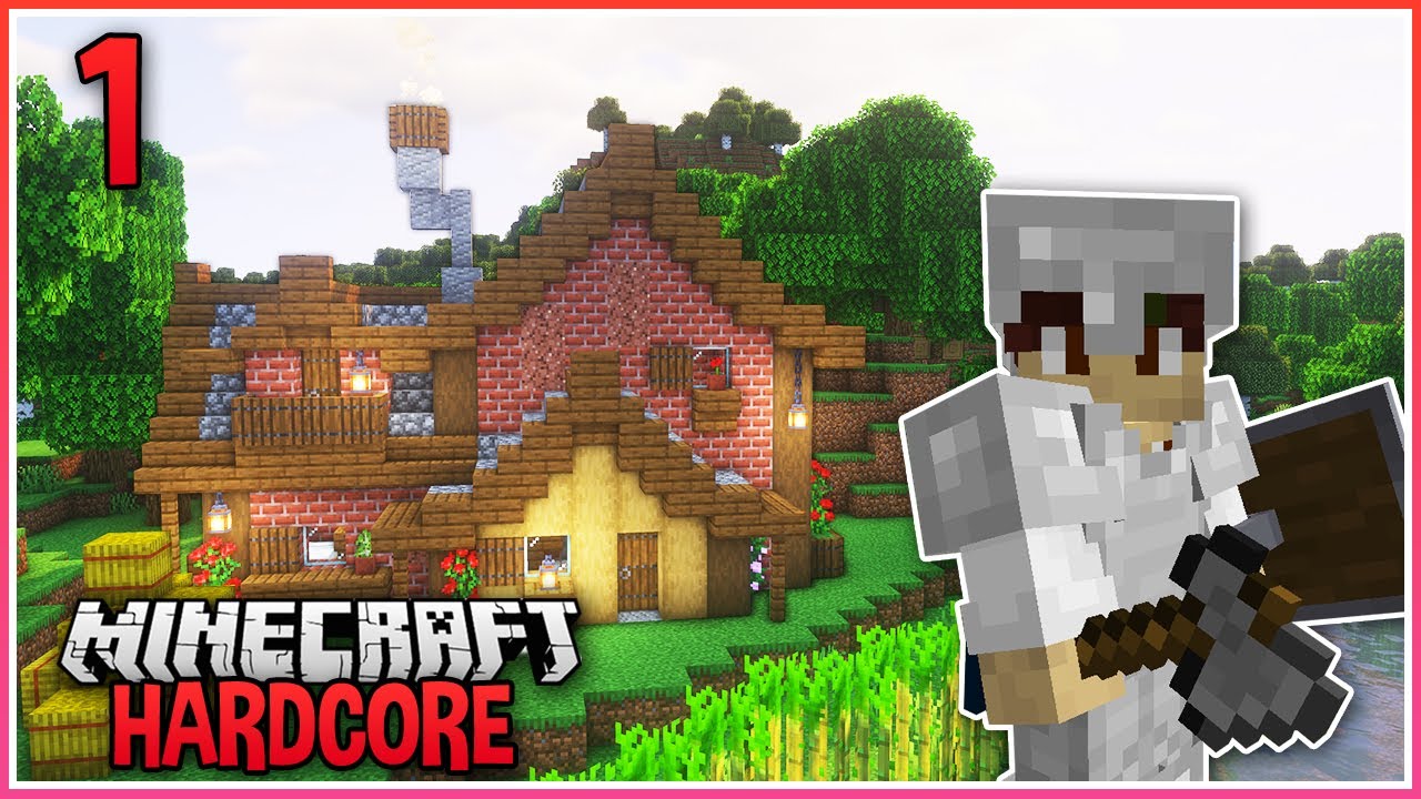 My Favourite Starter Base Yet! | Minecraft 1.16 Hardcore Ep.1 - Minecraft videos