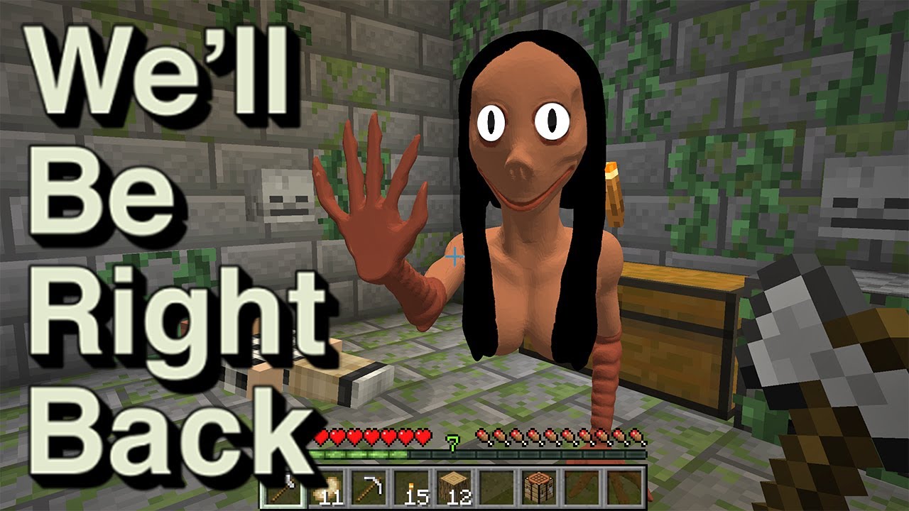 OMG.. This is Real Momo in Minecraft we'll be right back by Scooby ...