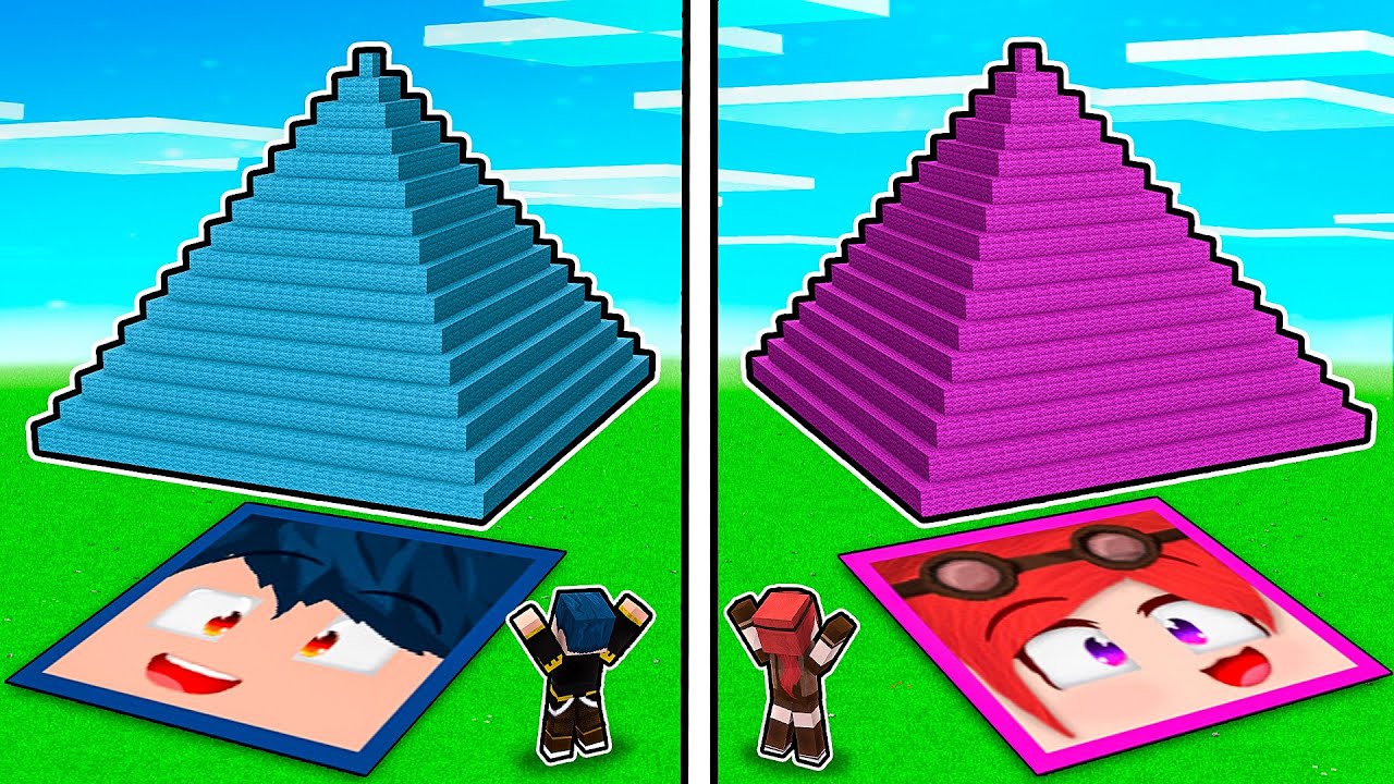 PIRAMIDE DI STEF VS PIRAMIDE DI PHERE! - MINECRAFT - Minecraft videos