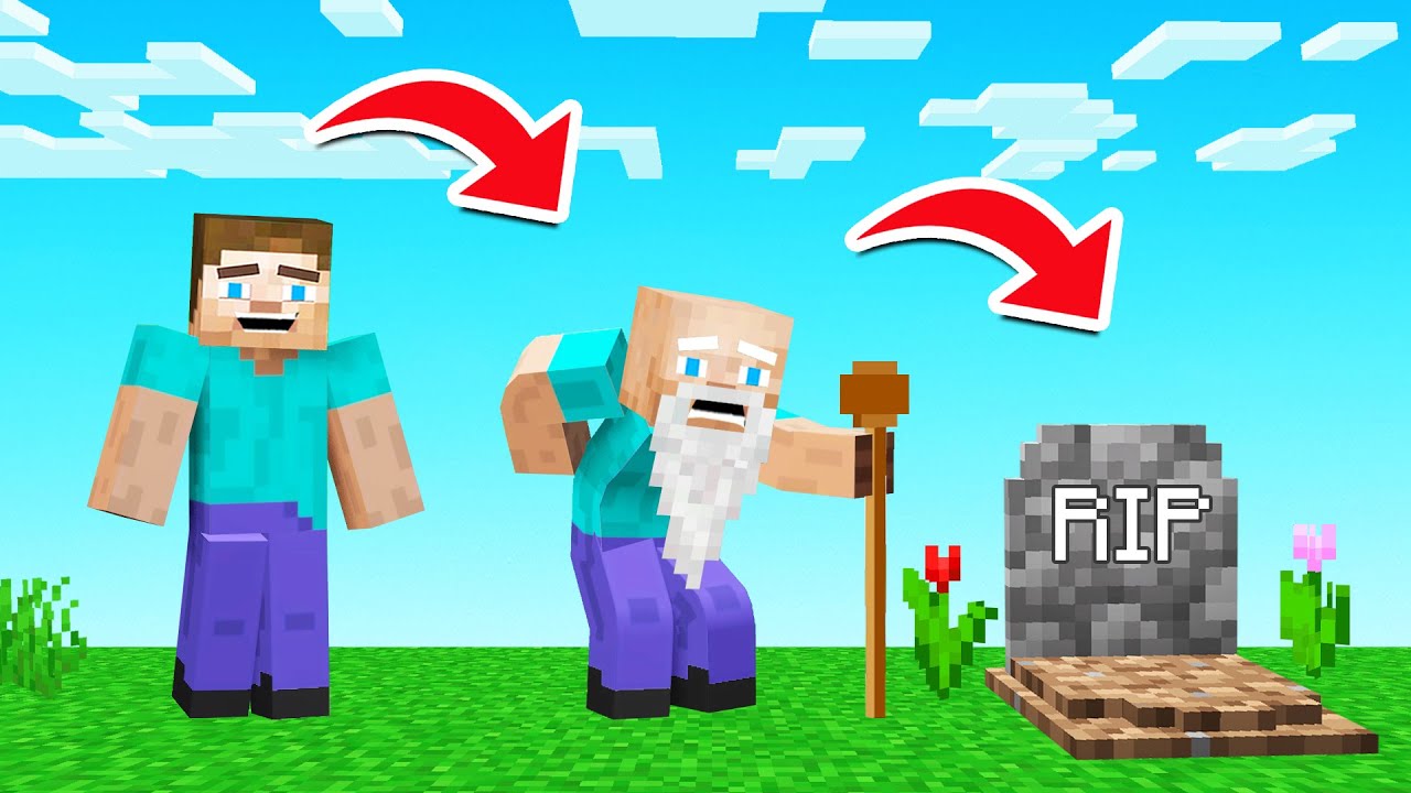 Playing MINECRAFT As An OLD MAN! - Minecraft videos