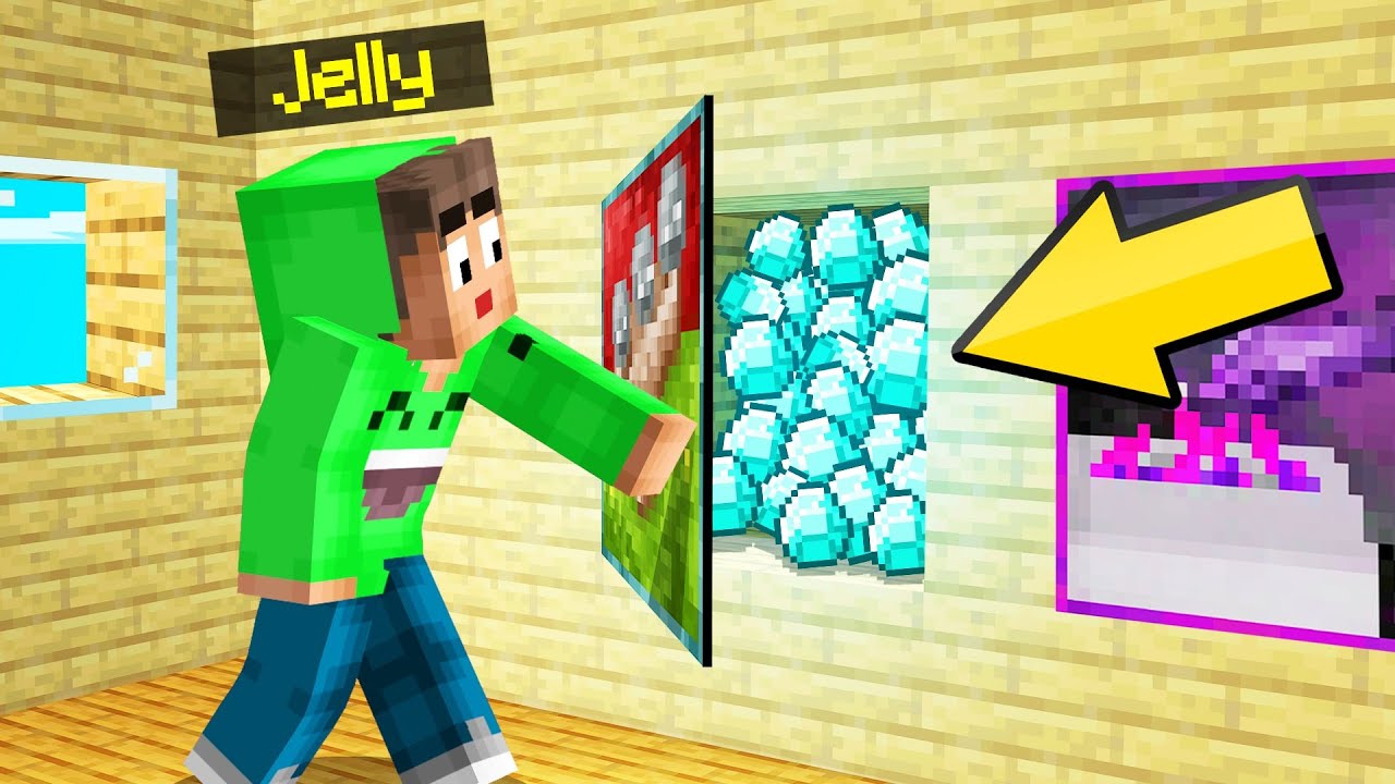 ROBBING MY Best Friends SECRET DIAMOND SAFE! (Minecraft) - Minecraft videos