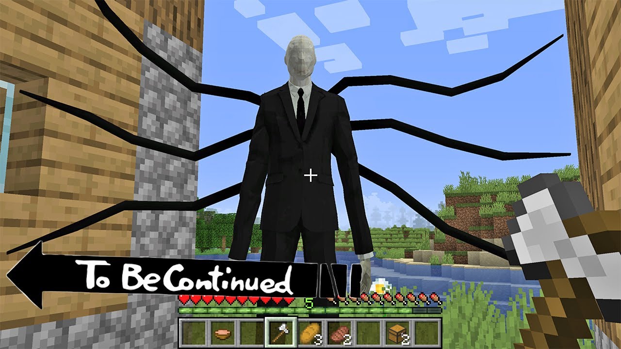 Real Slenderman in Minecraft - To be Continued By Scooby Craft ...