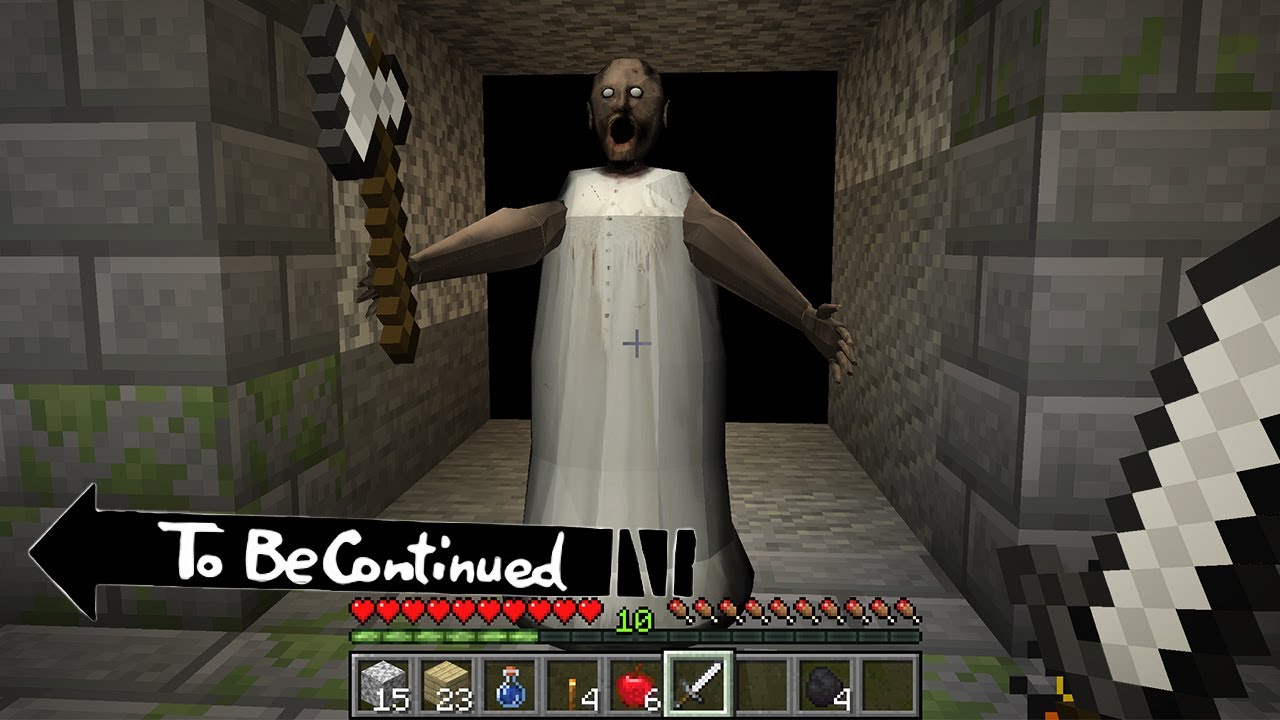 This is Real Granny in Minecraft To Be Continued. By Scooby Craft meme ...