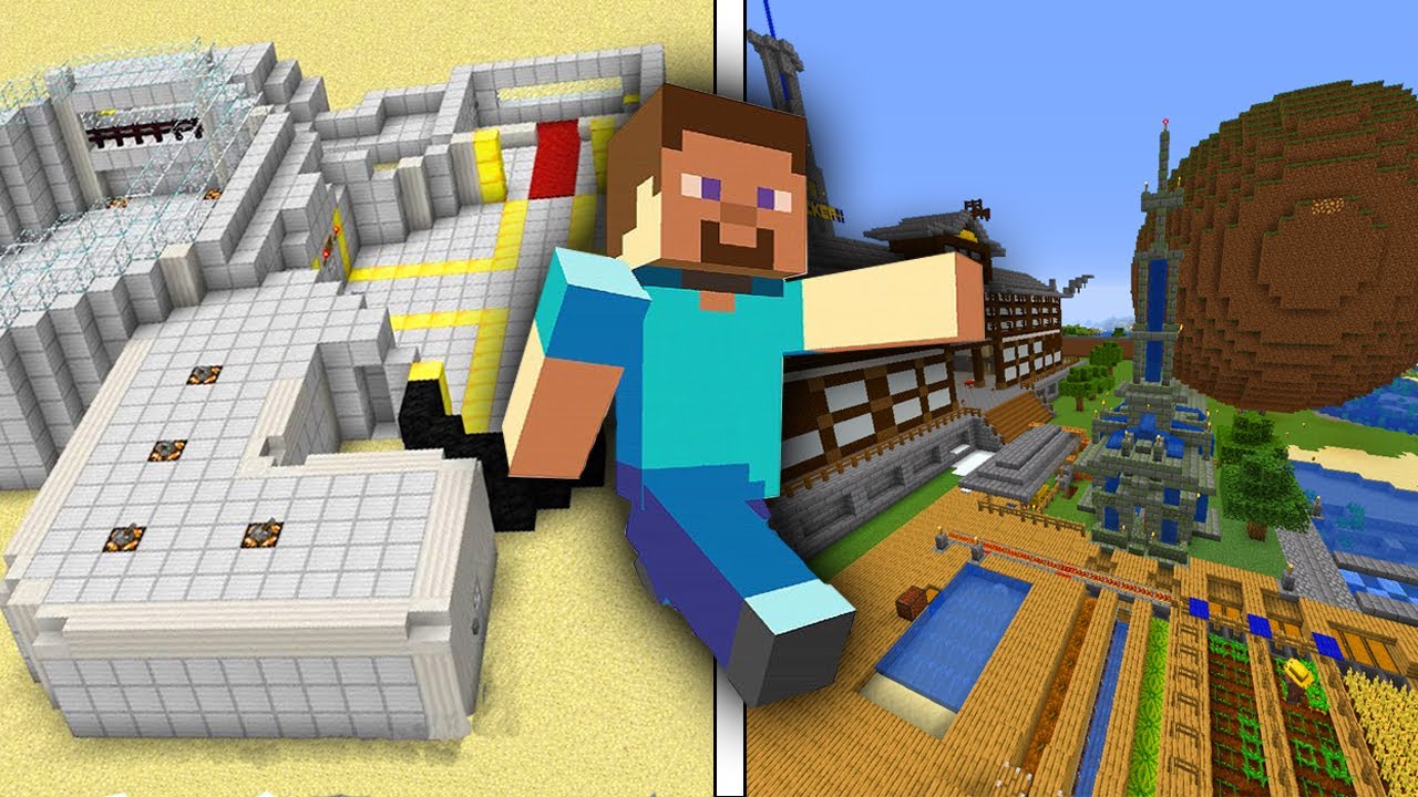 Visiting Historic Minecraft Worlds - Minecraft videos