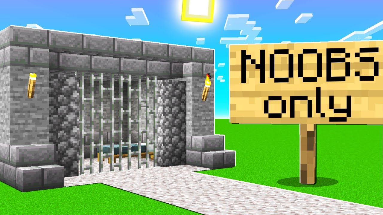 We Built A NOOBS ONLY JAIL In Minecraft!(SMP pt.5) - Minecraft videos