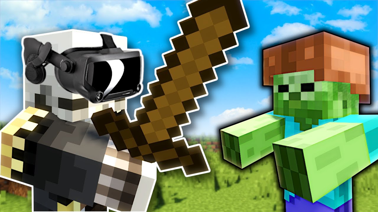 Zombies Attack in Minecraft VR! - Minecraft VR Multiplayer Gameplay ...