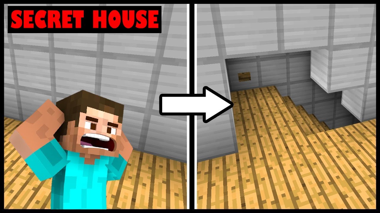 AMAZING SECRET HOUSE IN MINECRAFT (100% HIDDEN) | MINECRAFT IN HINDI ...