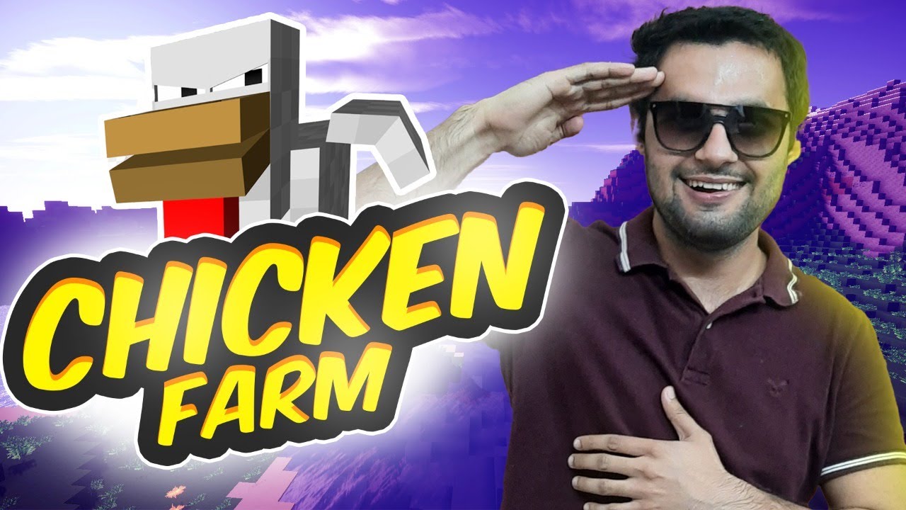 CHICKEN FARM | Minecraft India | Minecraft SMP DAY#34 - Minecraft videos