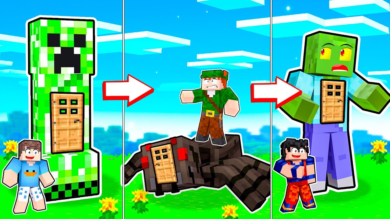 COMO VIVER DENTRO DOS MONSTROS DO MINECRAFT!! (CUIDADO) - Minecraft videos