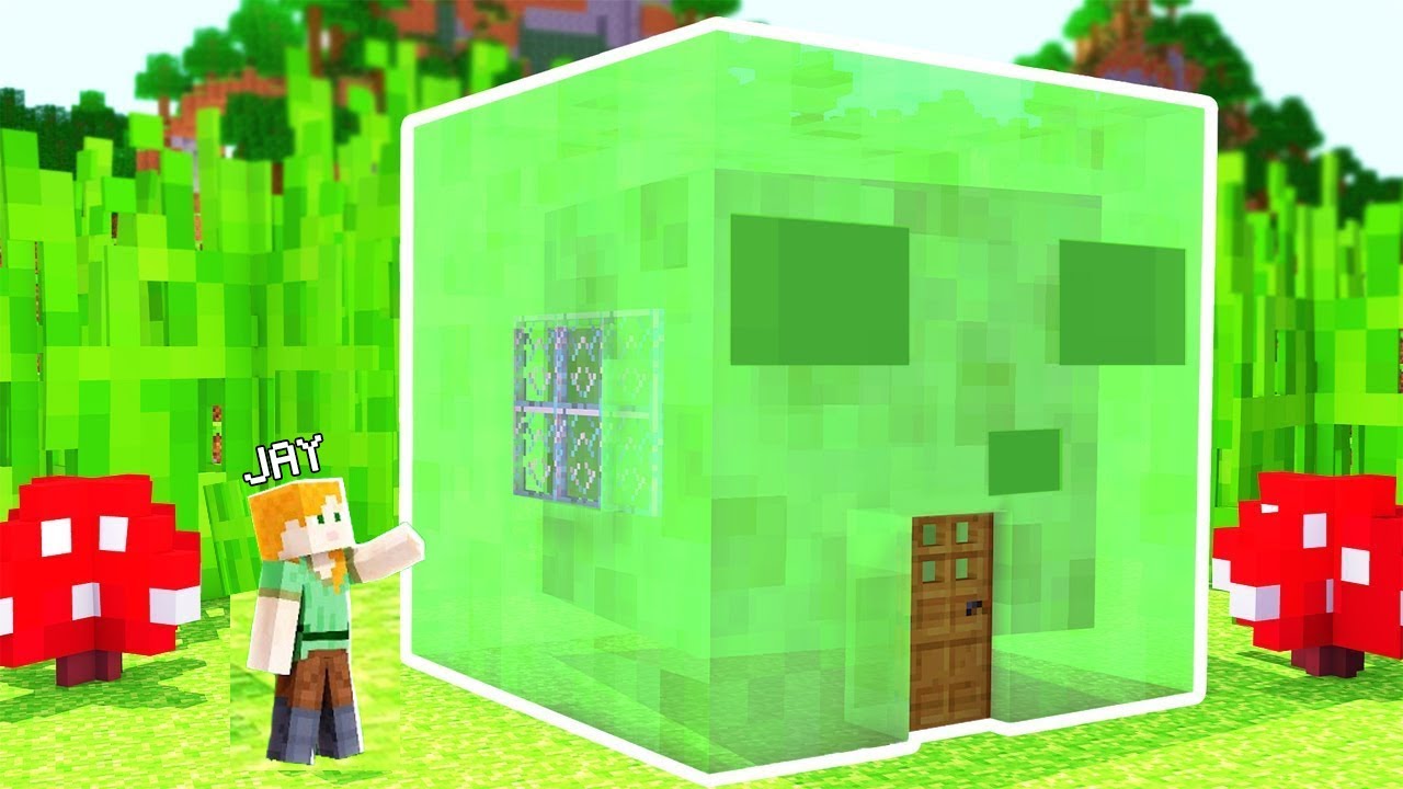 HOW TO LIVE INSIDE SLIME IN MINECRAFT! - Minecraft videos