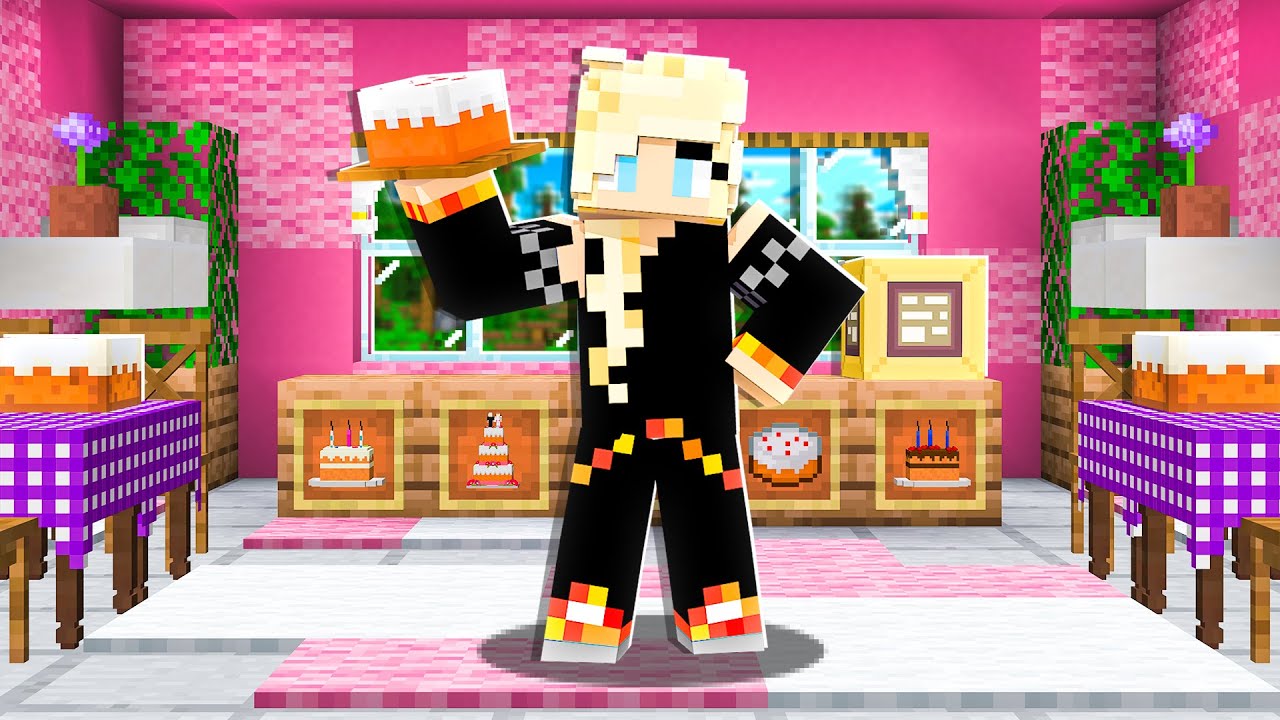 I Built a SECRET Restaurant on PrestonPlayz Minecraft World ...