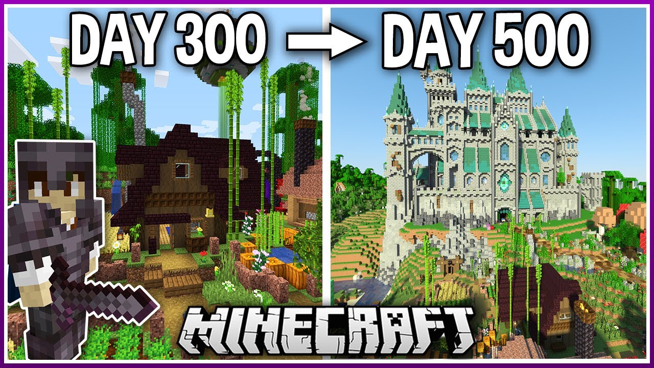 I Played Minecraft for 500 Days.. (1.16 Survival) - Minecraft videos