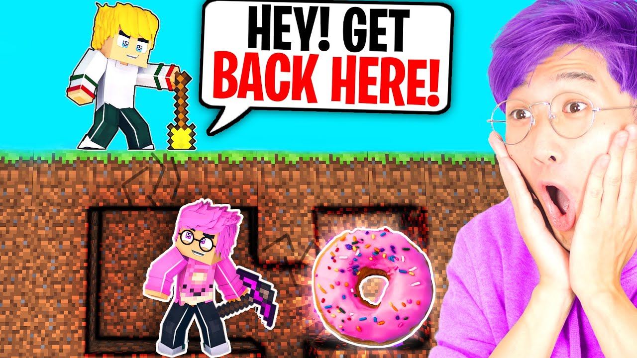 LANKYBOX Tries HUNTER vs. SPEEDRUNNER CHALLENGE In MINECRAFT! (LankyBox ...