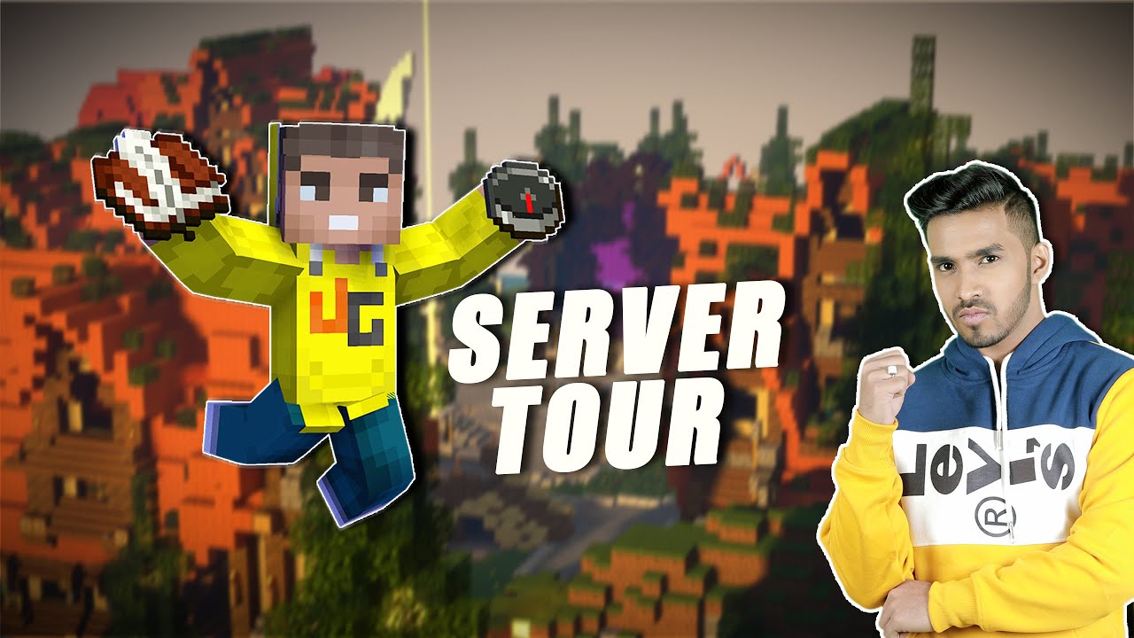 MINECRAFT SERVER TOUR & BED WARS | UJJWAL GAMER - Minecraft videos