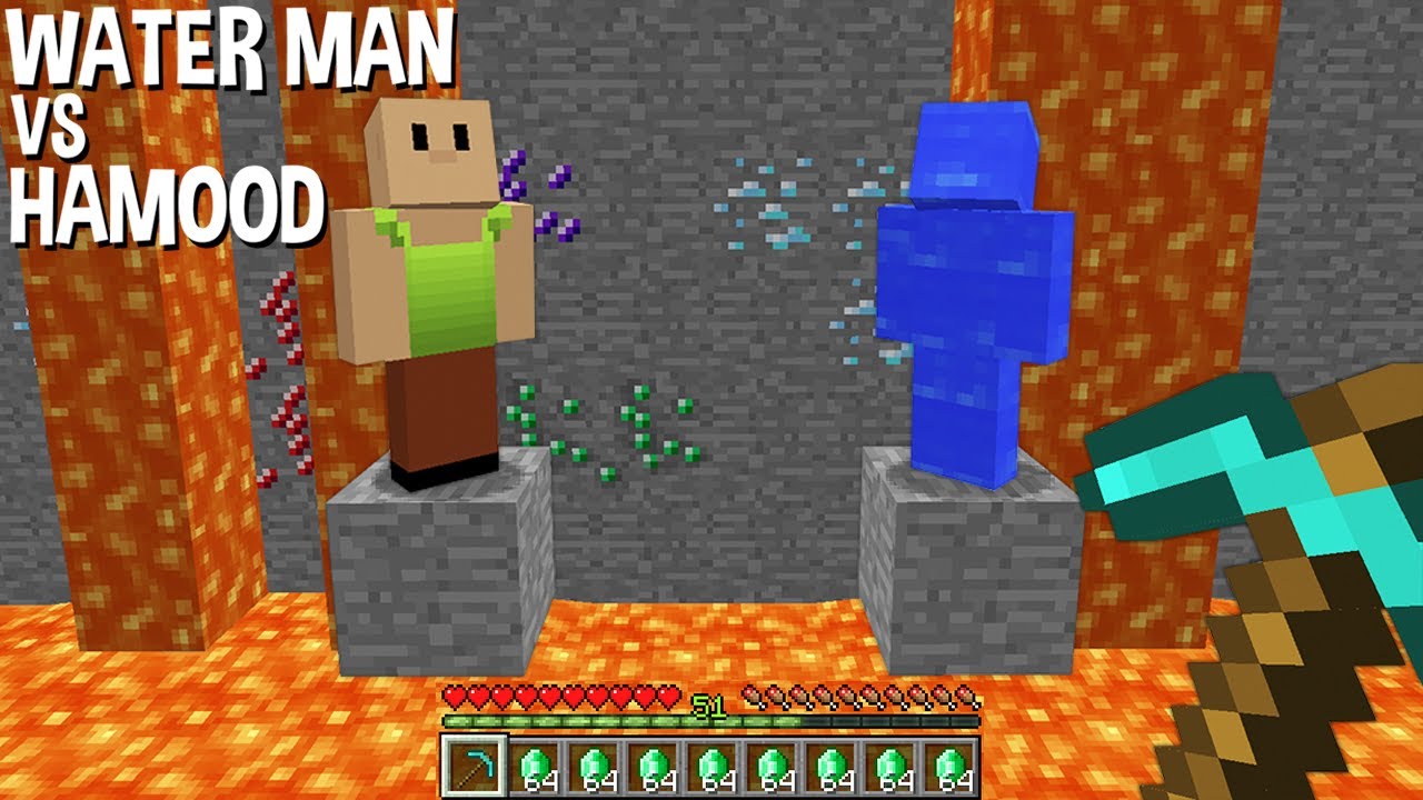 MUST be SAVED ONLY ONE HAMOOD or WATER MAN in Minecraft !!! - Minecraft ...