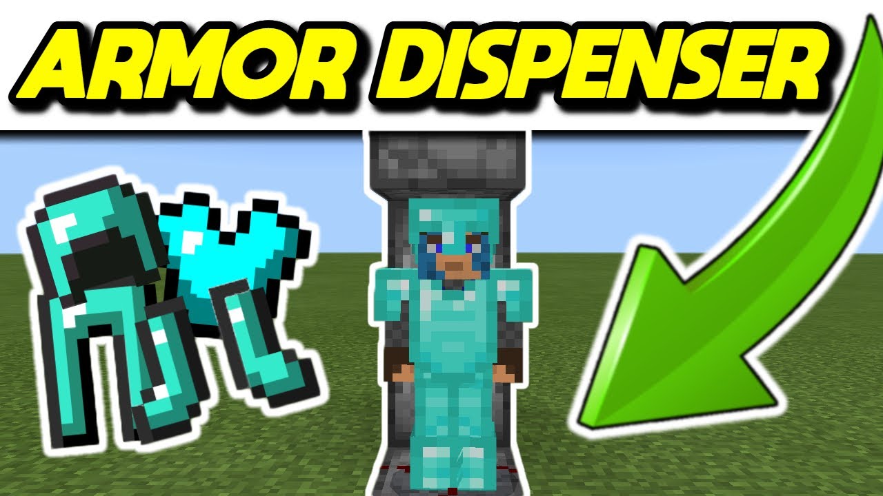 Minecraft Armor Dispenser Tutorial #Shorts - Minecraft videos