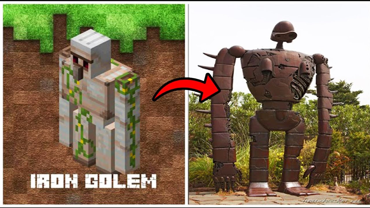 Minecraft MOBS In REAL LIFE! - Minecraft videos