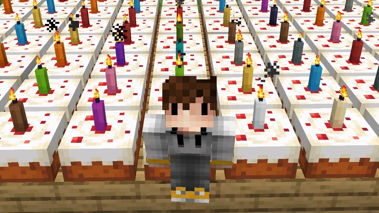 Minecraft NEW BIRTHDAY CANDLES - Minecraft videos