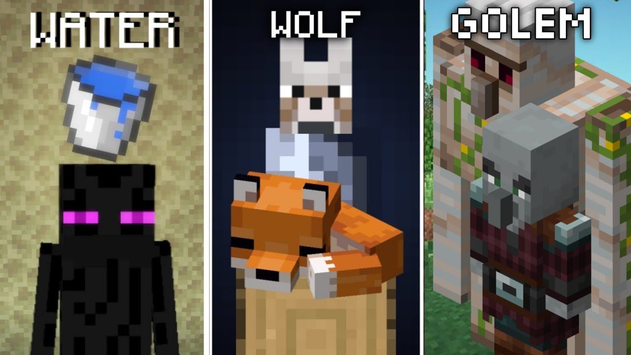 Mob Vs Their Weakness Part-3 #shorts #minecraft #Shorts - Minecraft videos