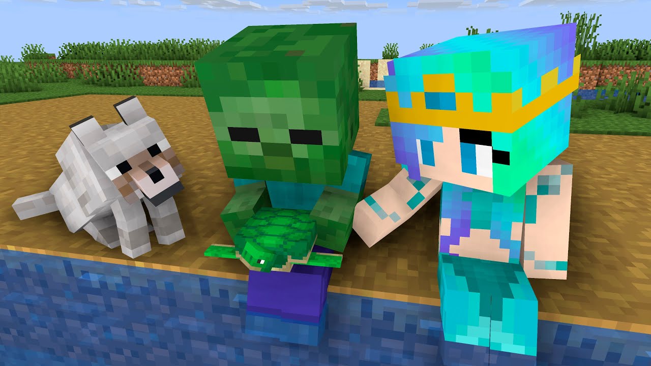 Monster School : Baby Mermaid and Baby Zombie and Poor Dog - Sad Story ...