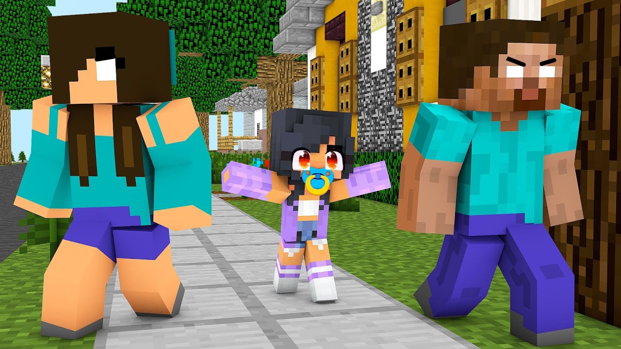 Monster School : POOR BABY APHMAU LIFE (BAD FAMILY) CHALLENGE ...