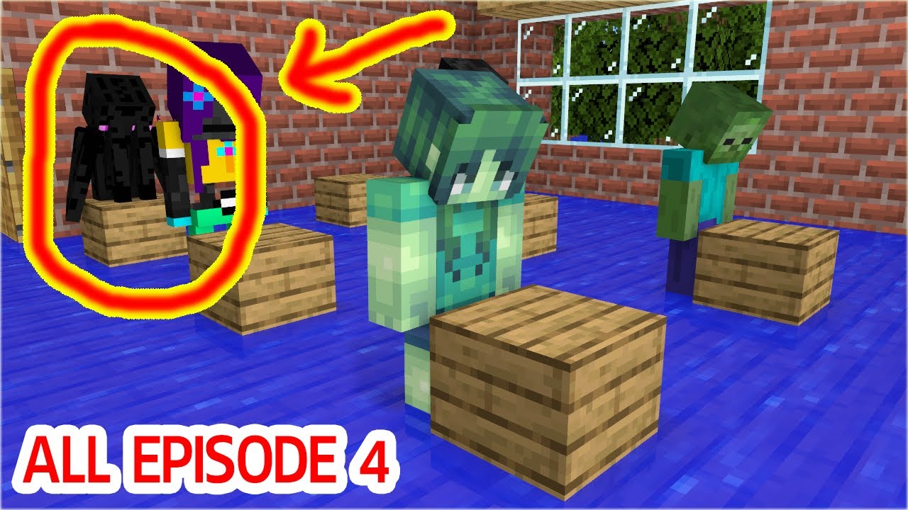 Monster School : SEASON 4 ALL EPISODE - Minecraft Animation - Minecraft ...