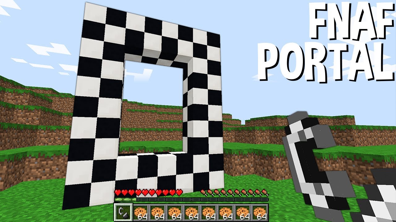 Never Dont BUILD this FNAF PORTAL into FNAF Dimension in Minecraft ...