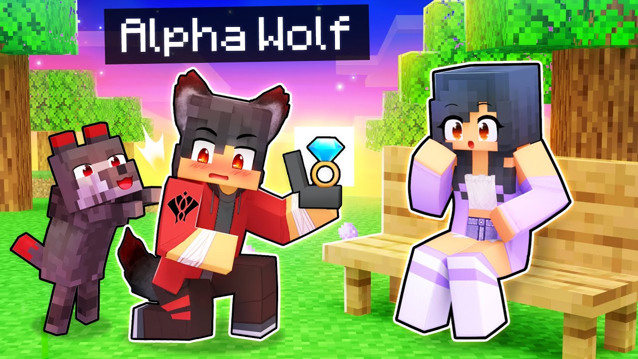 The Alpha Wolf PROPOSES In Minecraft! - Minecraft videos