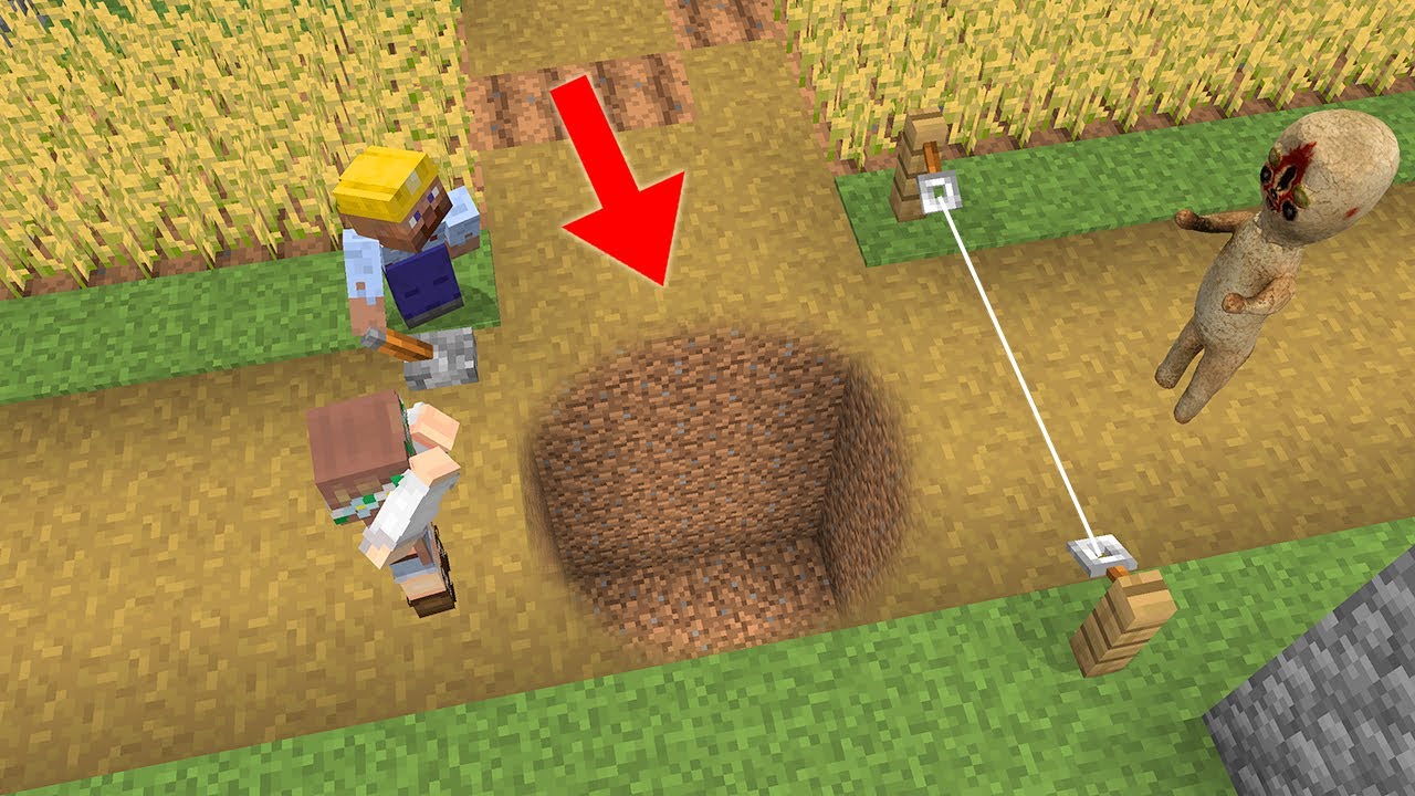 Traps for SCP with players in minecraft By Scooby Craft - Minecraft videos
