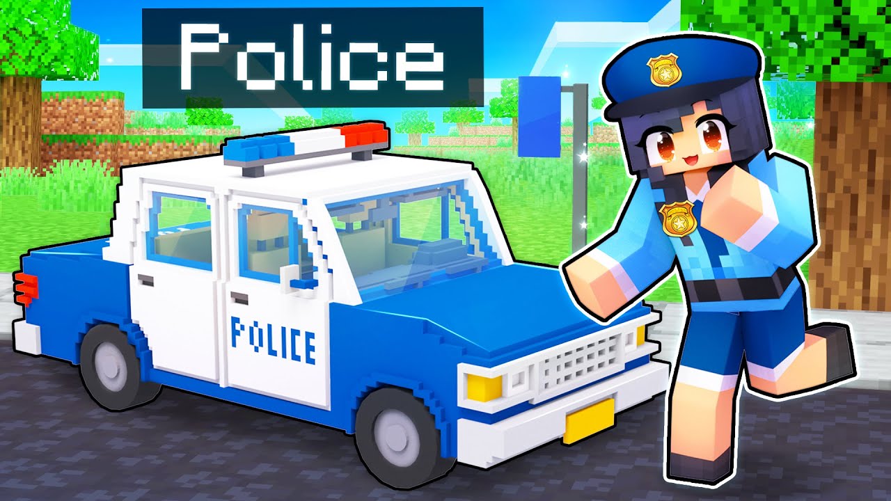 Upholding The LAW as POLICE In Minecraft! - Minecraft videos
