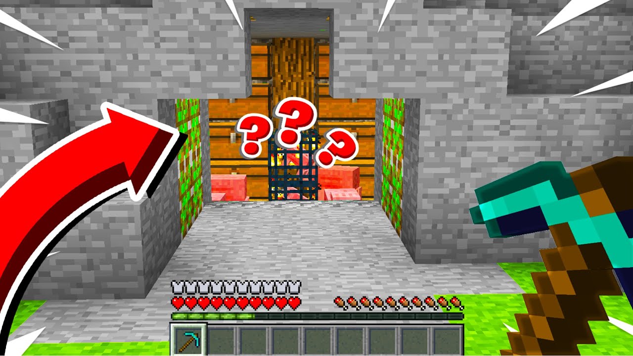 this Minecraft TUNNEL lead me to a SECRET Minecraft base! - Minecraft ...