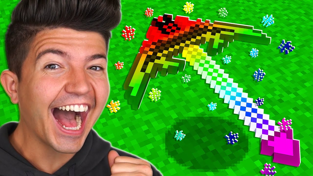 How to Craft a $3,000,000 GOD Pickaxe! - Minecraft - Minecraft videos