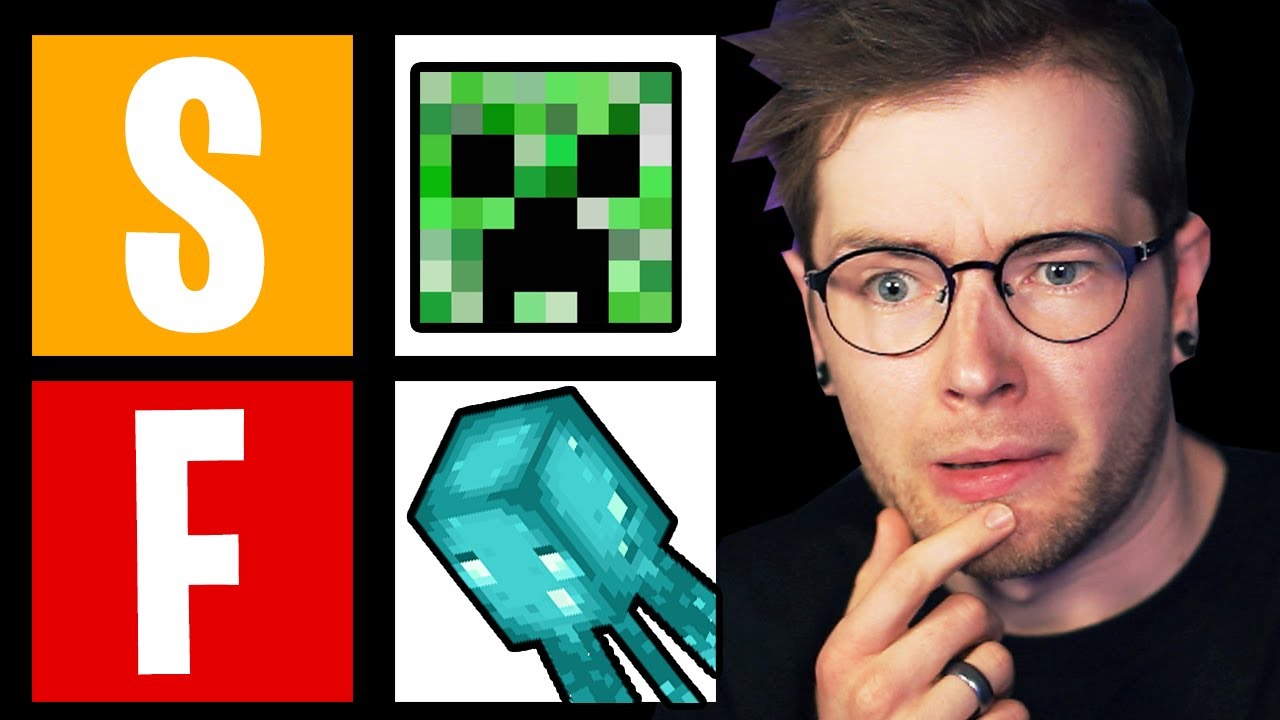 I Ranked EVERY Minecraft Mob (Tier List) - Minecraft videos