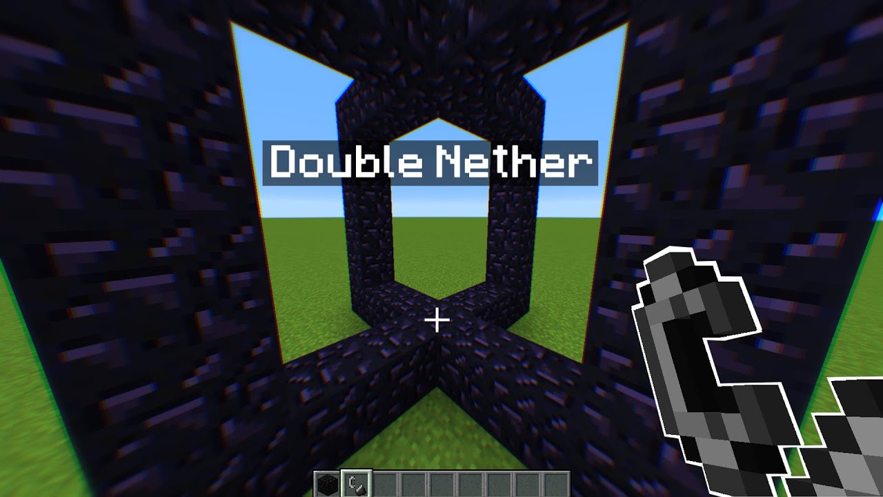 MINECRAFT MAIS AVEC UN DOUBLE NETHER - Minecraft videos