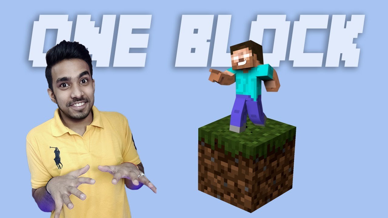 MINECRAFT ONE BLOCK CHALLENGE | ROAD TO 3 MILLION - Minecraft videos