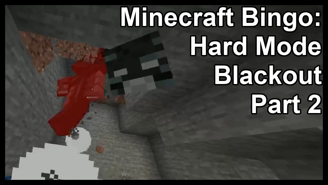 Minecraft Bingo: Hard Mode Blackout Part 2 - Minecraft videos