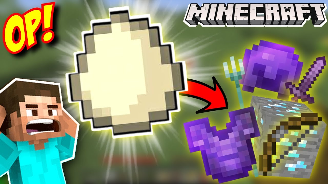 Minecraft, But Eggs Drop EPIC Items - Minecraft videos