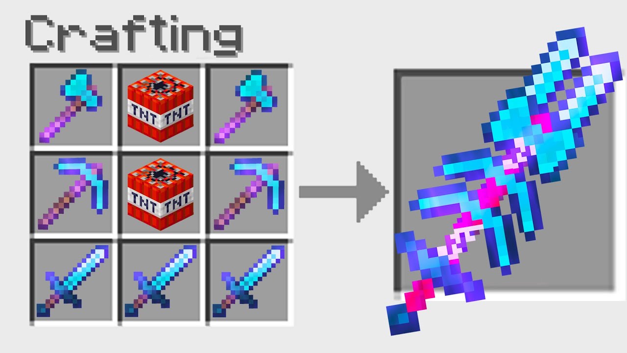 Minecraft But You Can Craft a "Multi Tool"... - Minecraft videos
