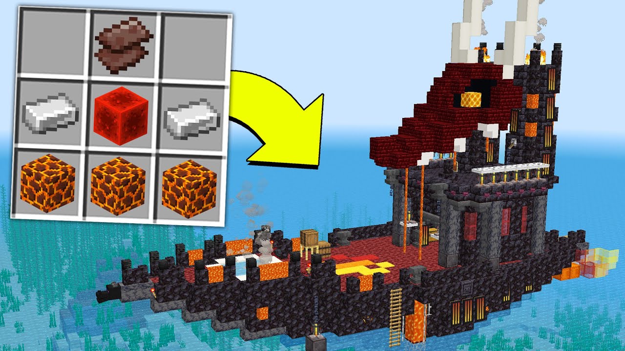 Minecraft But You Can Craft an Entire Build FROM ANY BLOCK! - Minecraft ...