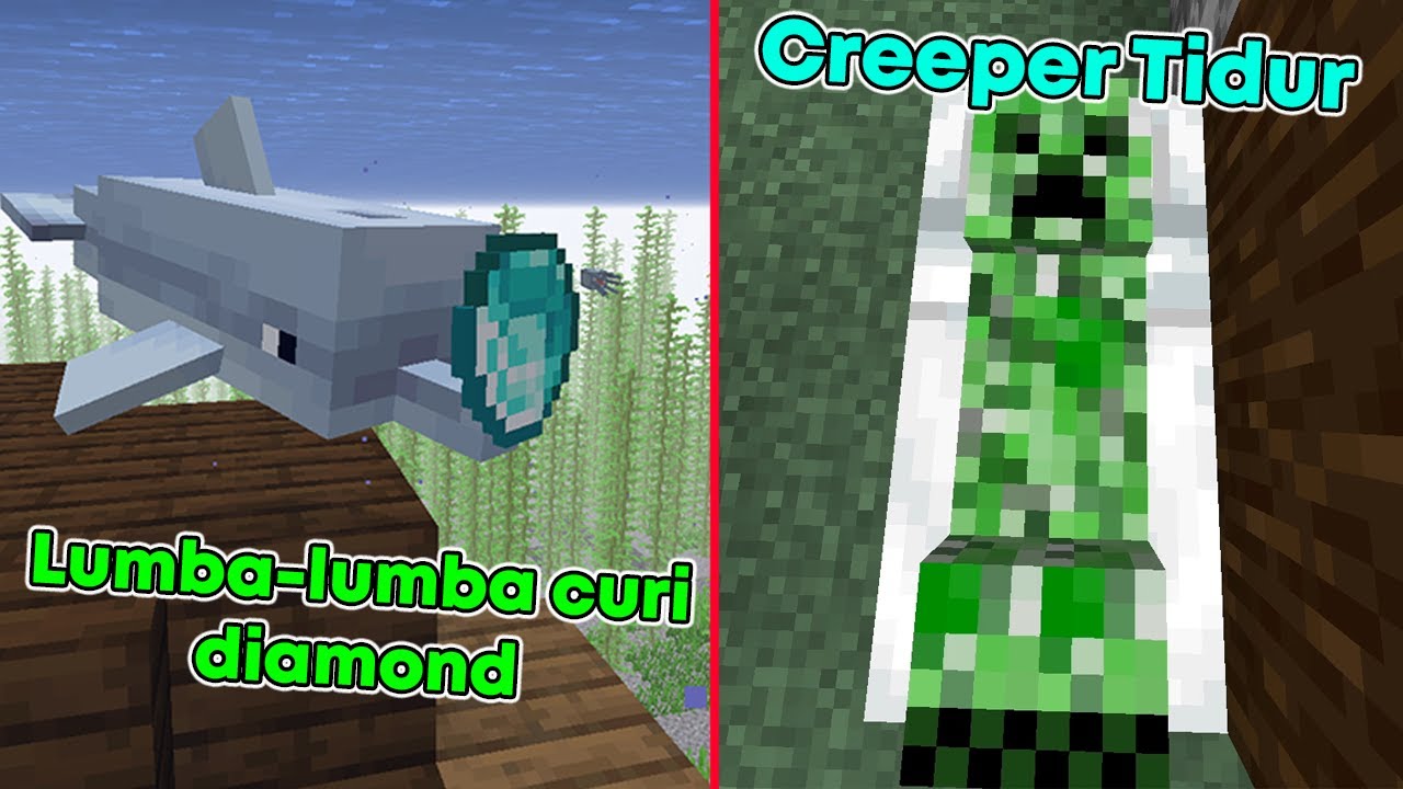 Minecraft tapi Mob nya Abnormal (kaya temenku) - Minecraft videos