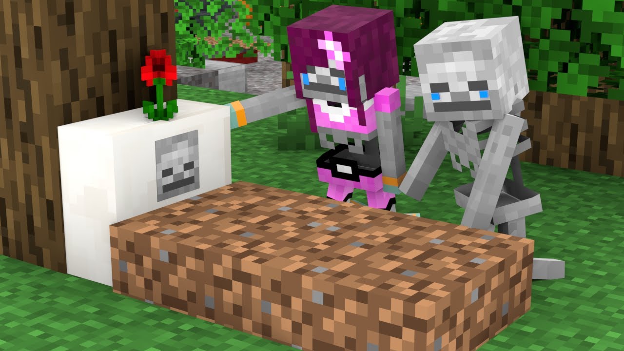 Monster School : Baby Skeleton and Dog Life - Story Minecraft Animation ...