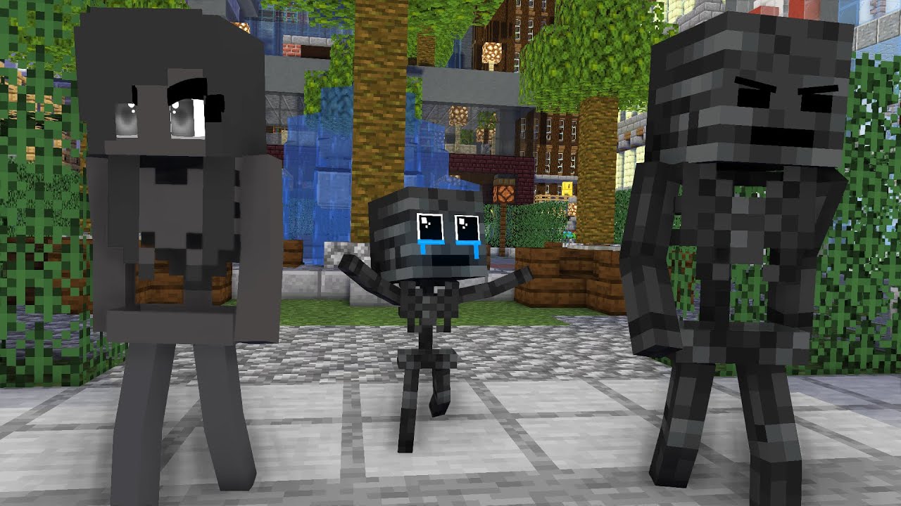 Monster School : POOR BABY WITHER SAD STORY - Minecraft Animation ...