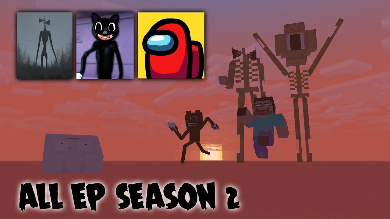 Monster School : SEASON 2 ALL EPISODE - Minecraft Animation - Minecraft ...