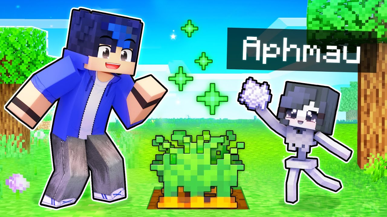 Playing Minecraft as a HELPFUL Skeleton! - Minecraft videos