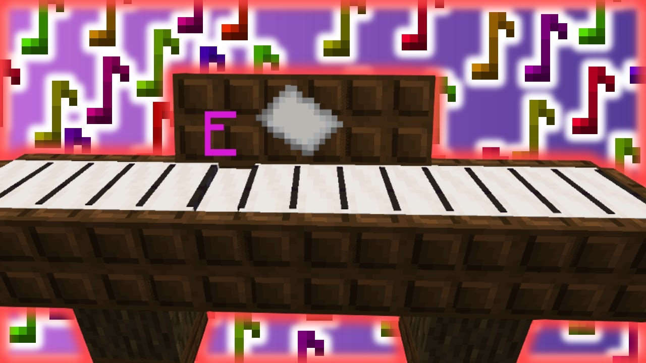 Simple Piano in Minecraft - Minecraft videos