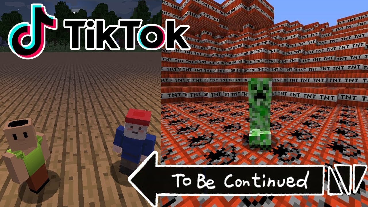 TIK TOK + MINECRAFT MEMES COMPILATION #2 - Minecraft videos