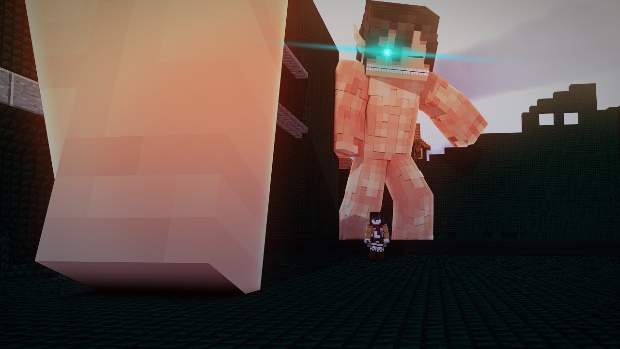 EREN se TRANSFORMA em TITAN pela primeira vez !!! - Minecraft Animation ...